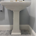 Signature Hardware Key WestPorcelain Pedestal Sink & Reviews | Wayfair